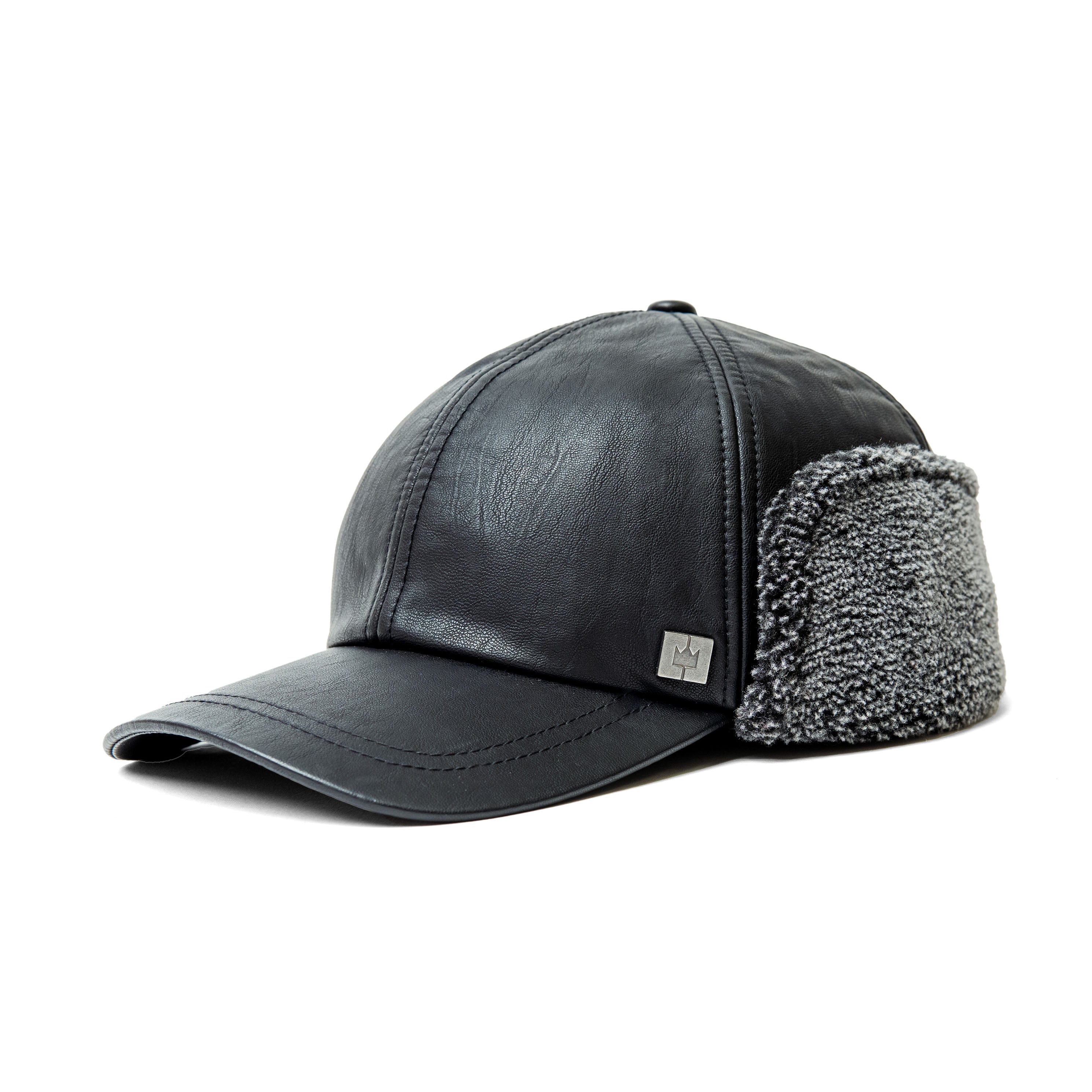 Faux Lambskin Ball Cap – Crown Cap