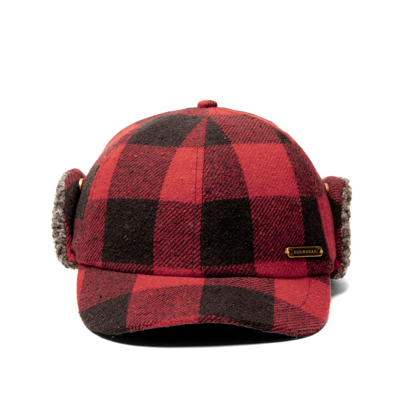 Wool Blend Buffalo Check Cap – Crown Cap