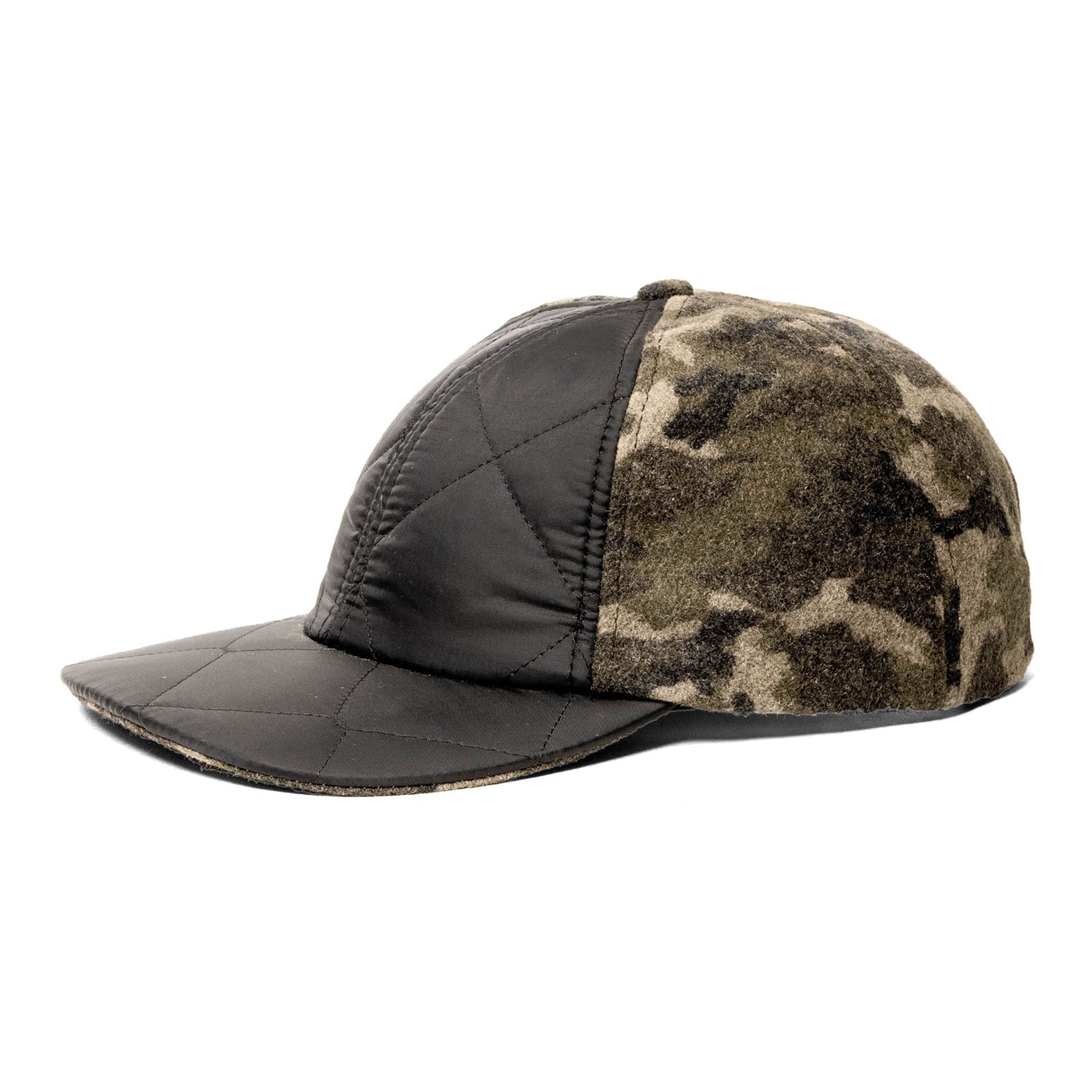 Quilted and Camo Melton Ball Cap – Crown Cap