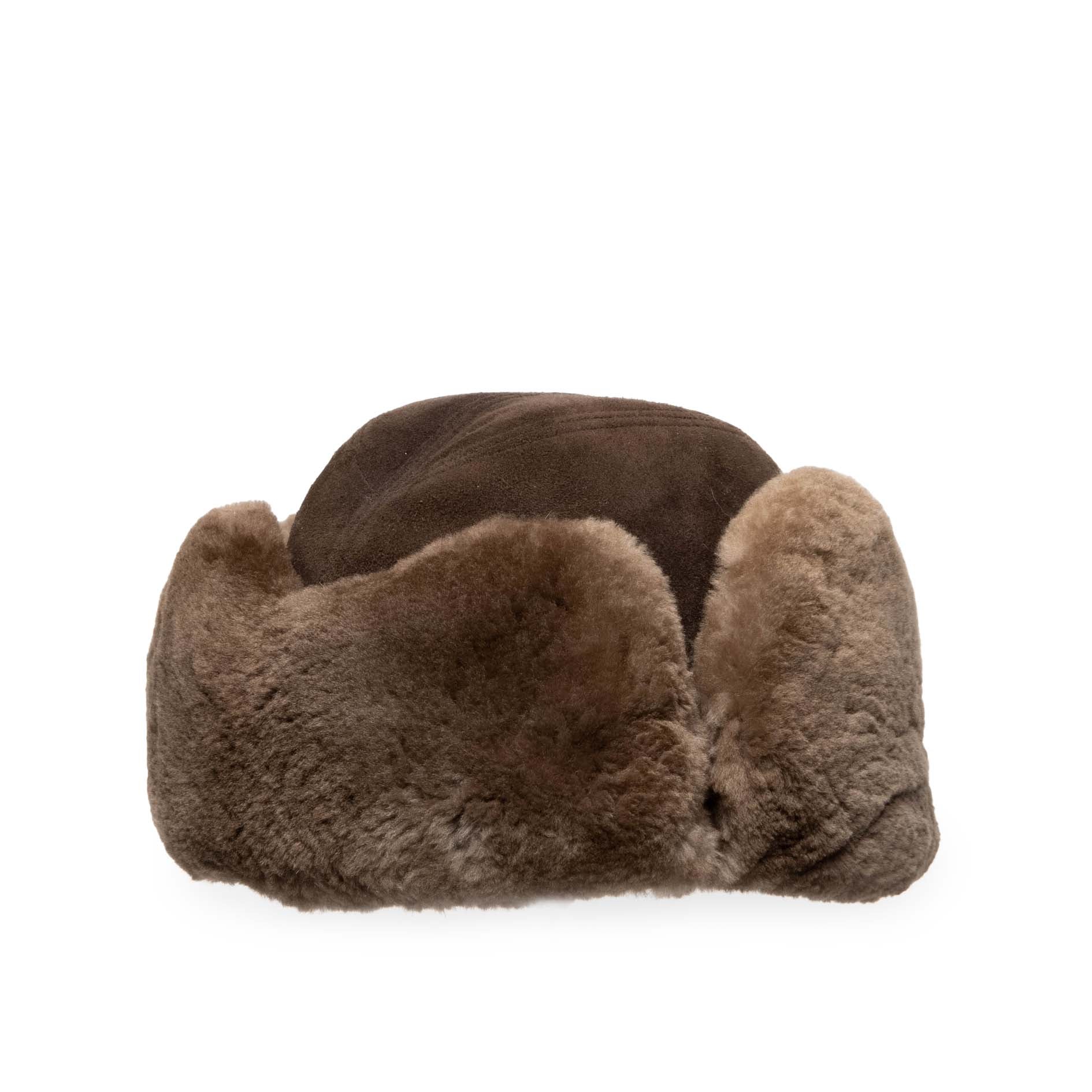 Sheared Beaver with Suede Ambassador – Crown Cap
