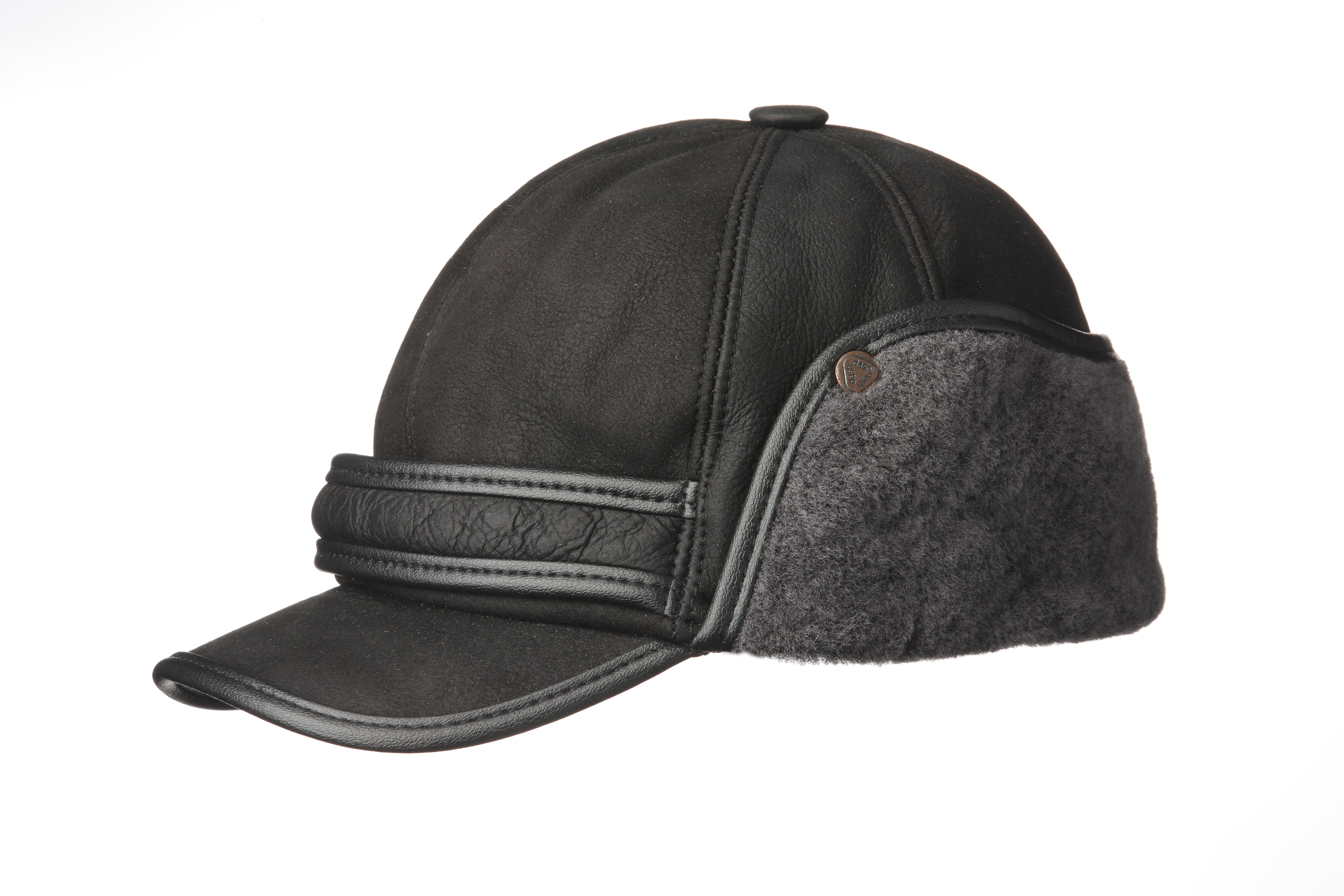 'Renfrew' Double-faced Shearling Hat w/Visor – Crown Cap