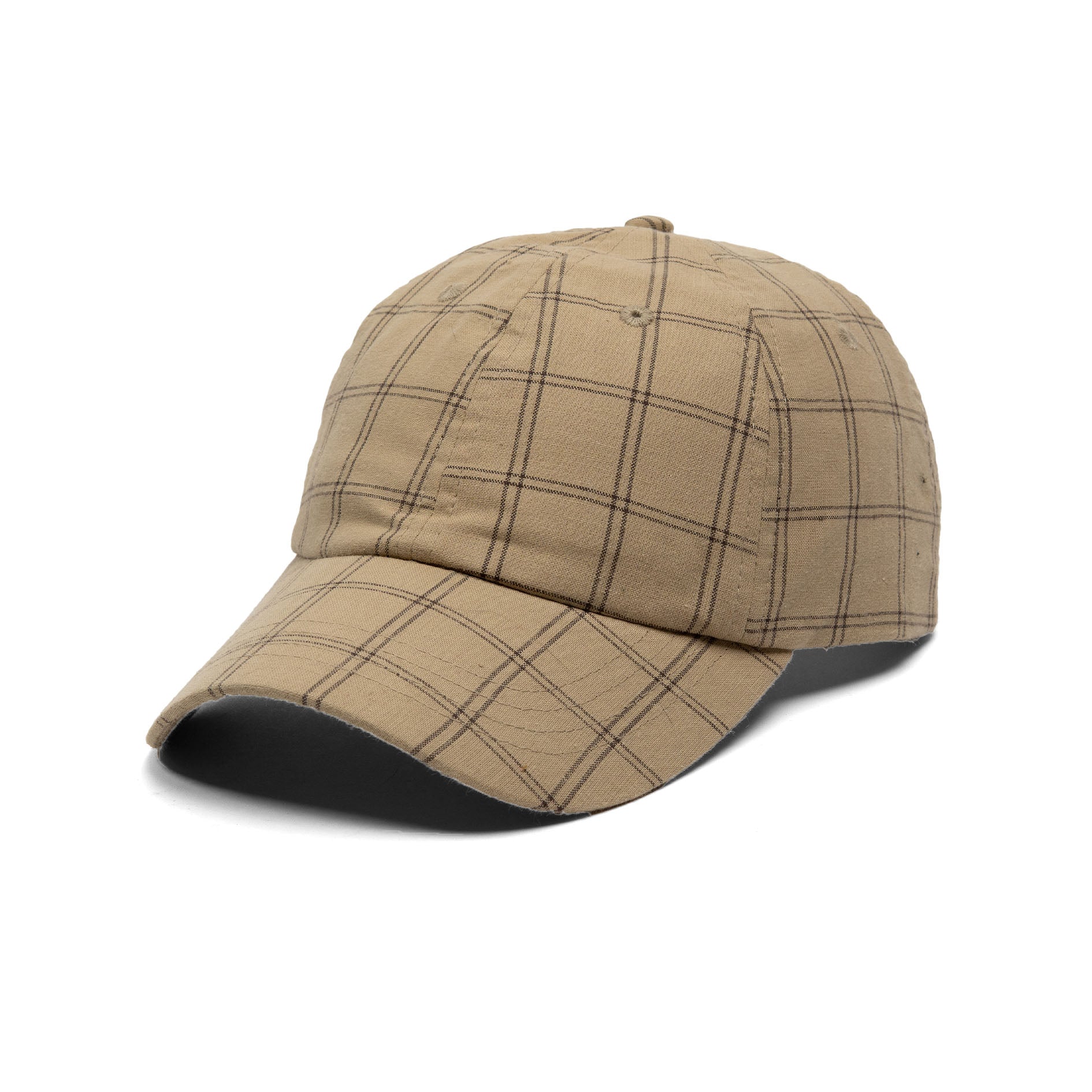 Limited Edition Finds-Cotton Plaid Ball Cap – Crown Cap