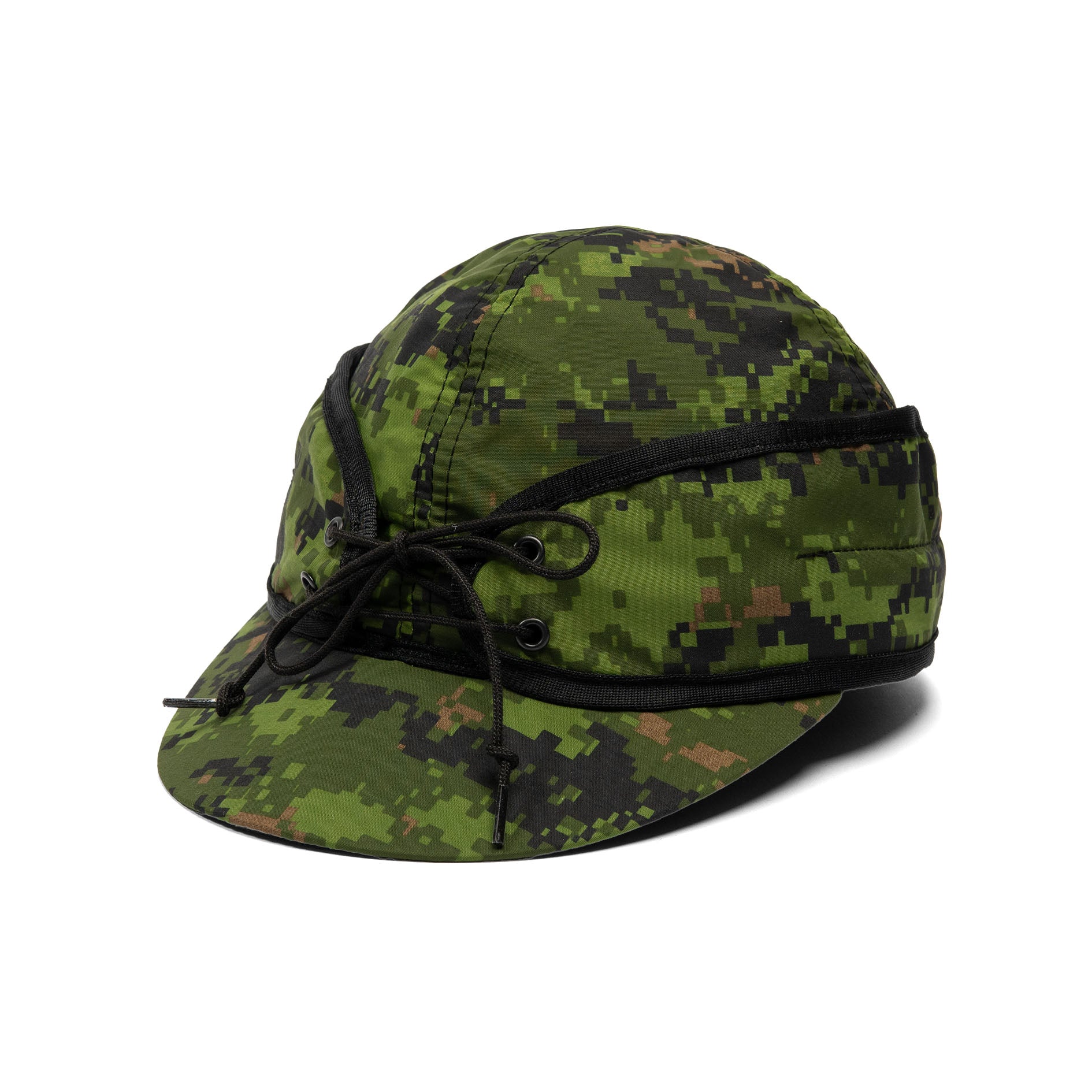 Web Exclusive-Digital Camo Railroad: No Drop-Down Inner Earband – Crown Cap