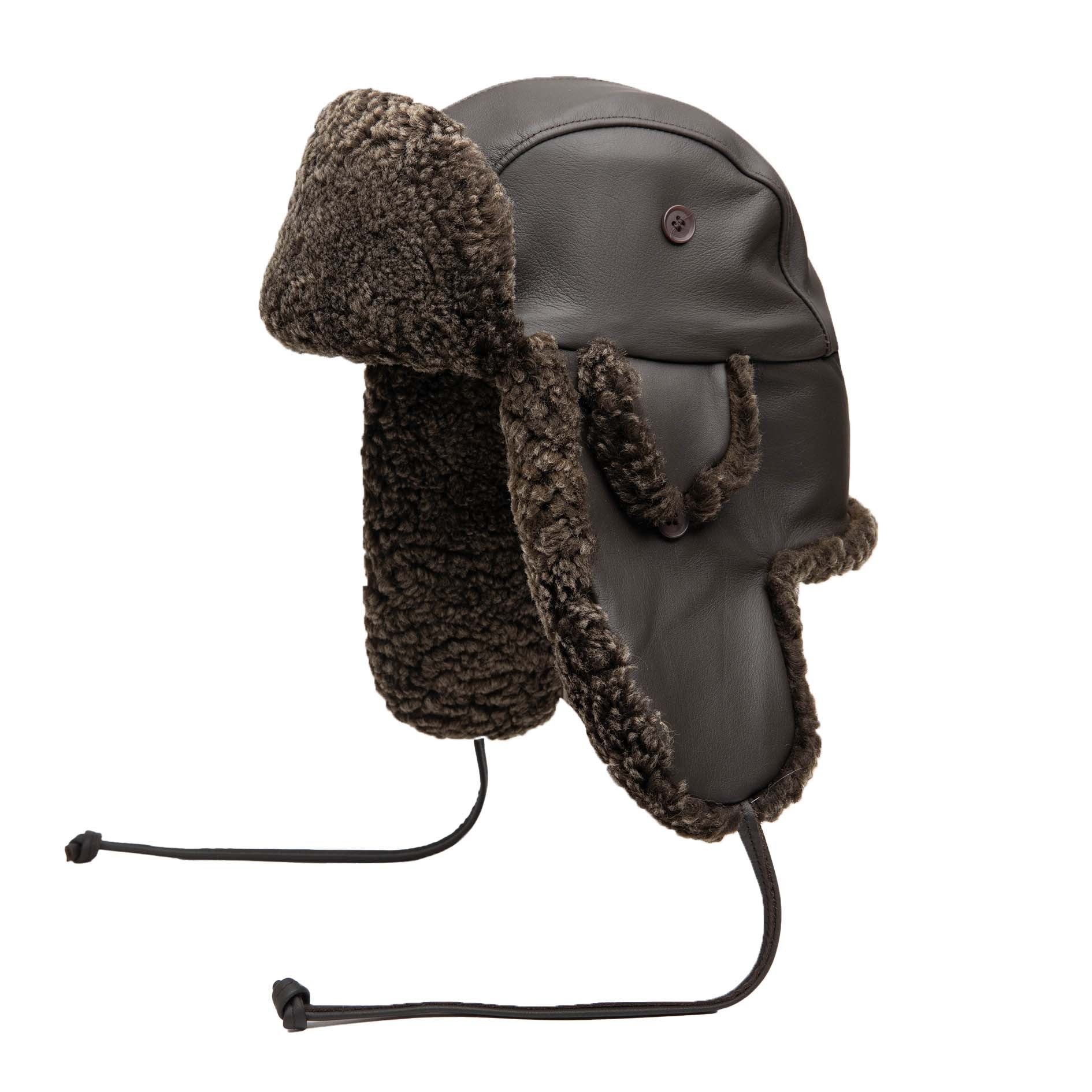 Web Exclusive-Vintage Leather Aviator with Frosted Shearling Trim ...