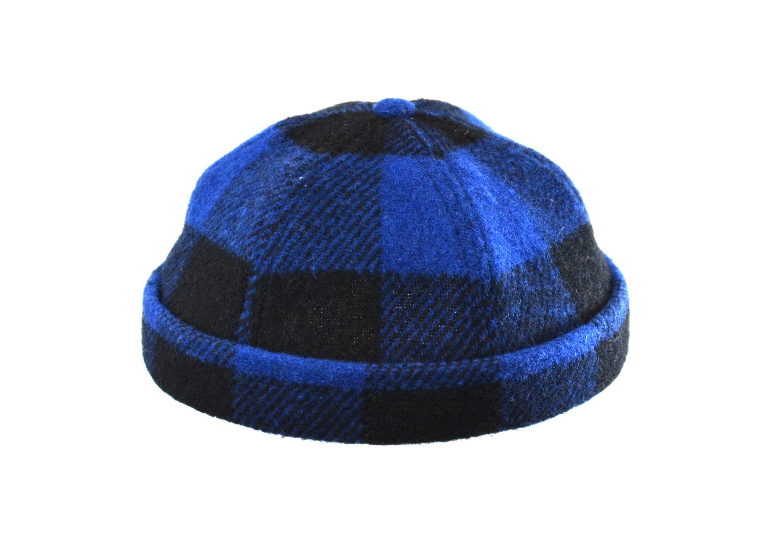 Buffalo Check Wool Blend Beanie – Crown Cap