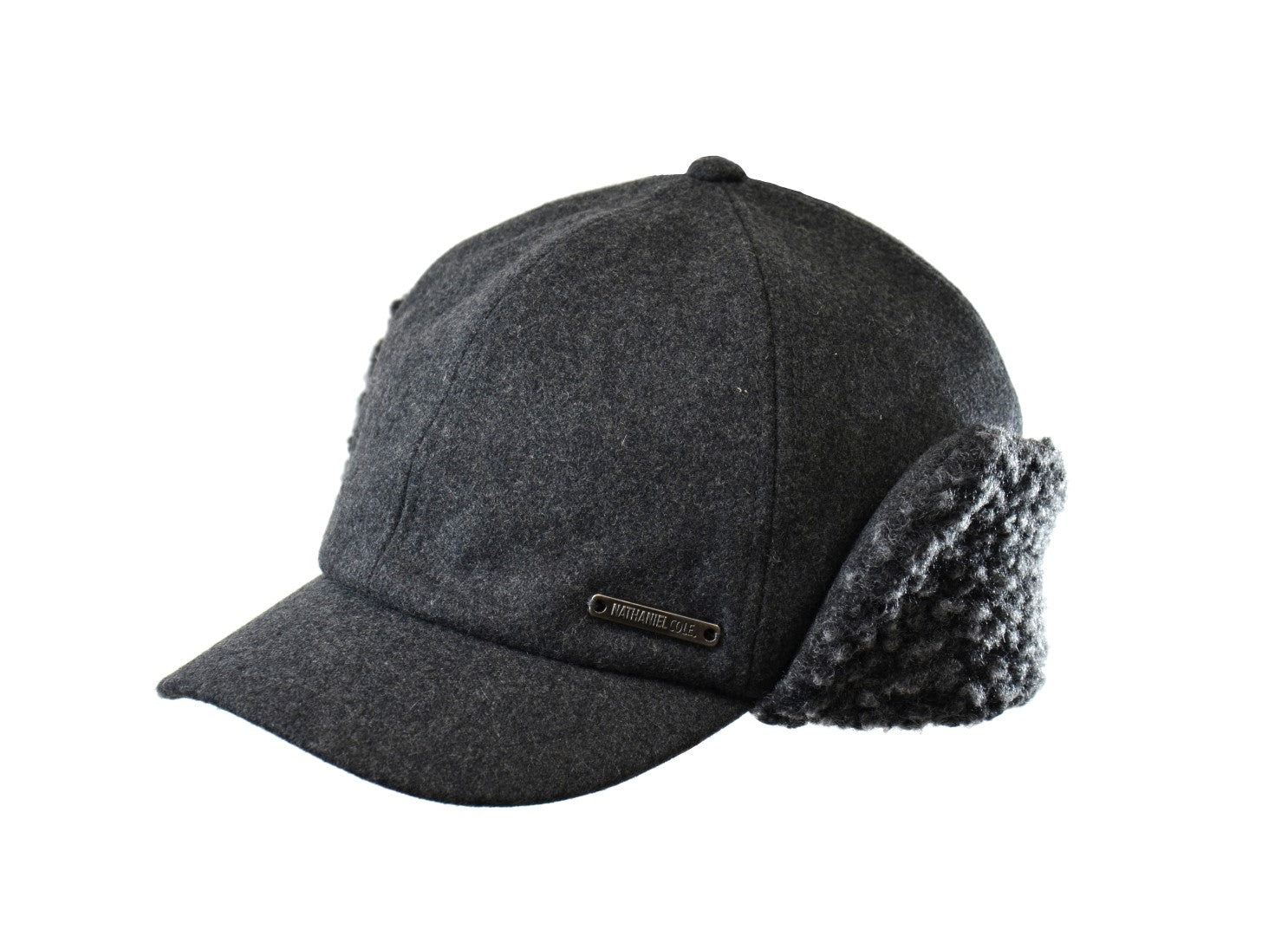 Solid Wool Blend Melton Cap – Crown Cap
