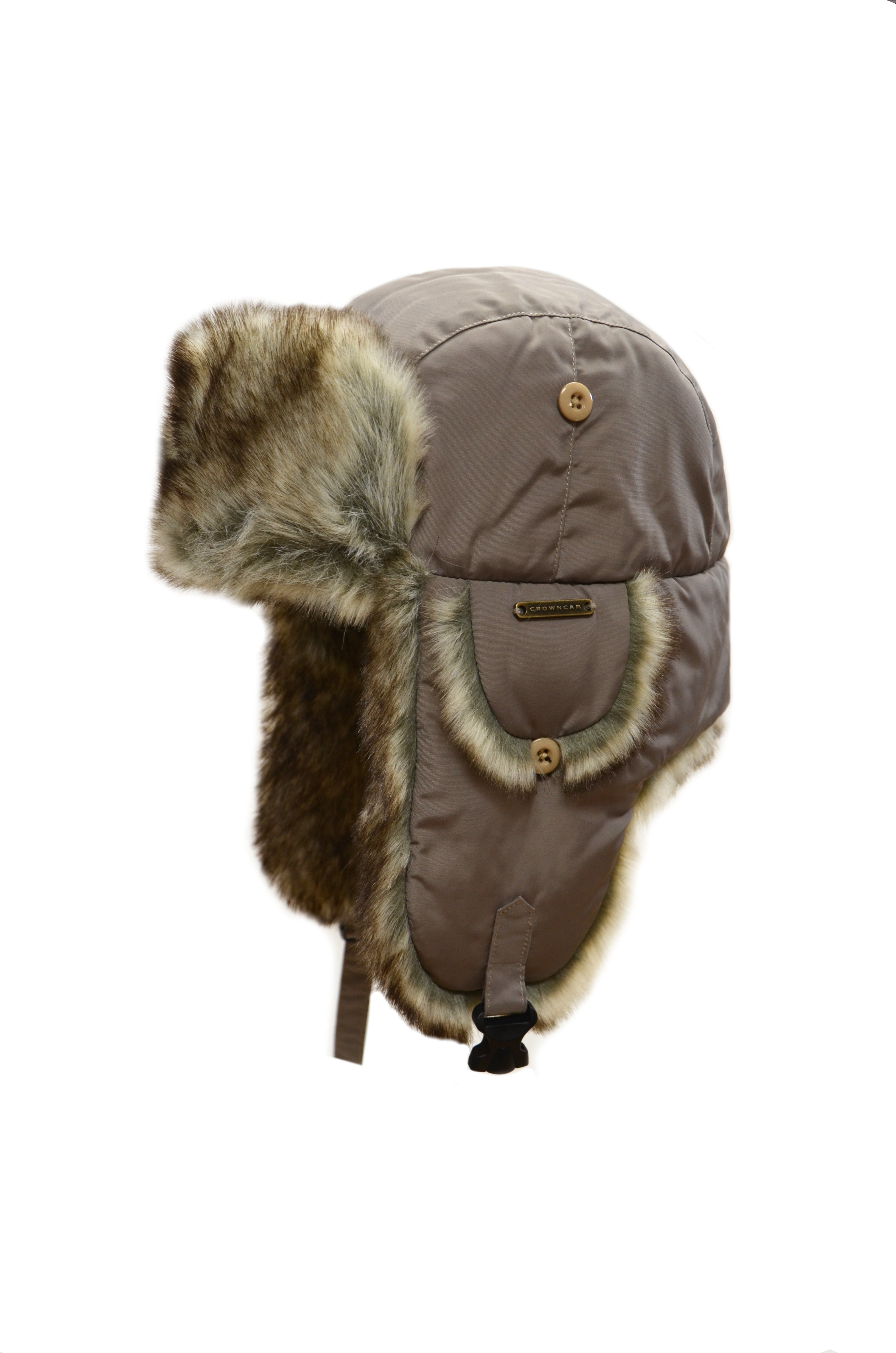 Taslan Aviator with Faux Fur – Crown Cap