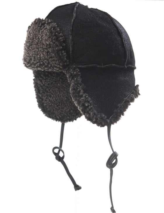 Double Faced Shearling Aviator – Crown Cap