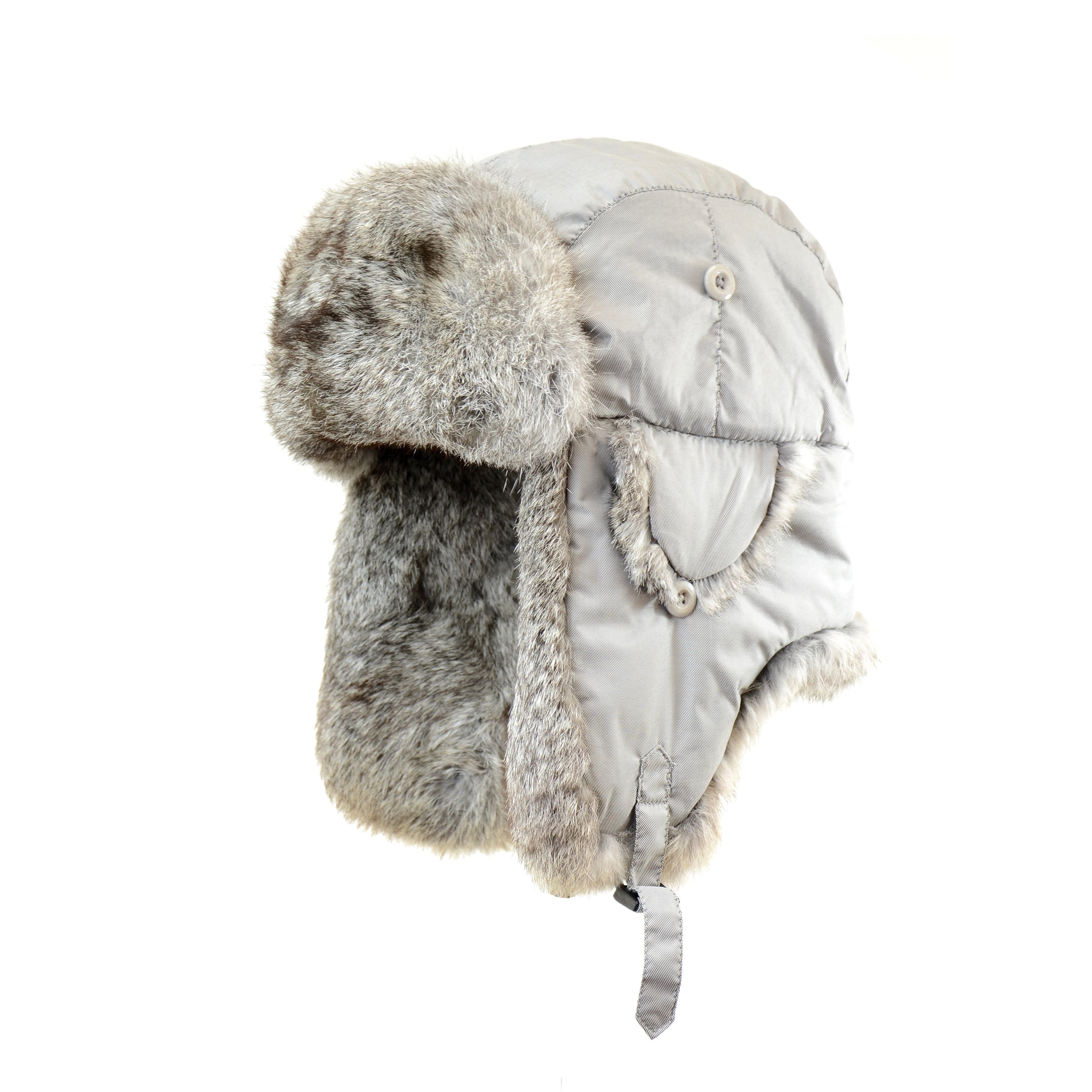 Iridescent Twill Aviator with Rabbit Trim – Crown Cap