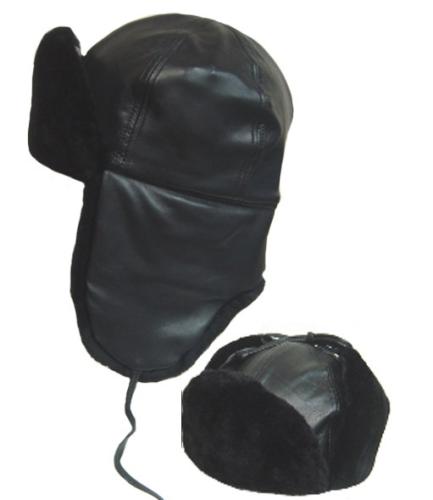 Black Dyed Sheared Beaver Aviator – Crown Cap