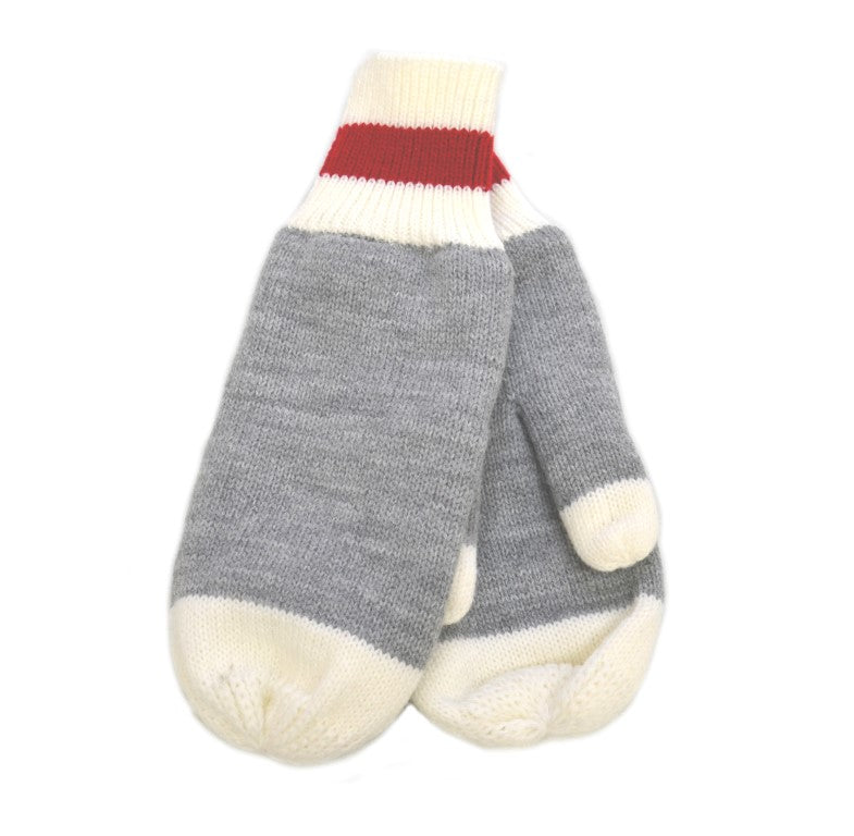 Work Sock Knit Mittens – Crown Cap