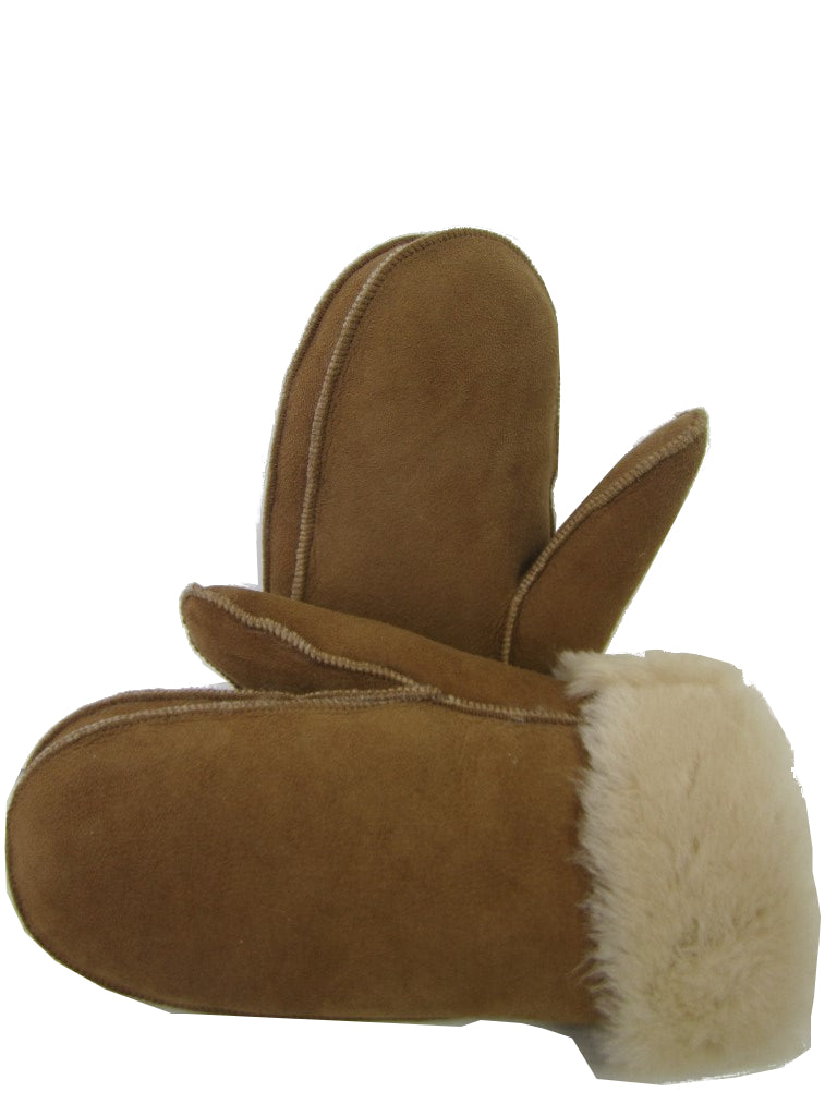 Shearling Mittens – Crown Cap